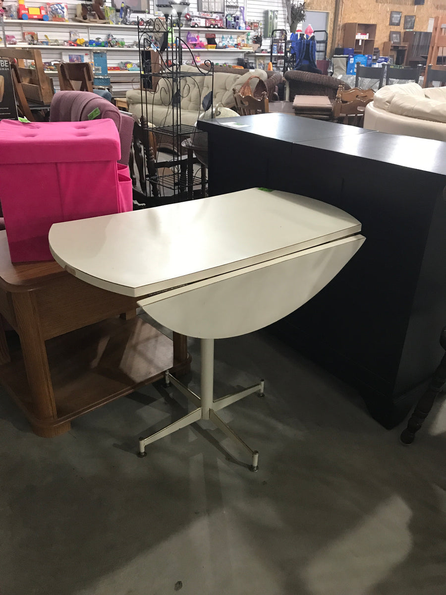 White Drop Leaf Table – New2YouSD